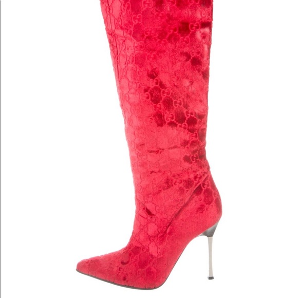 Gucci | Shoes | Vintage Gucci Red Boots | Poshmark